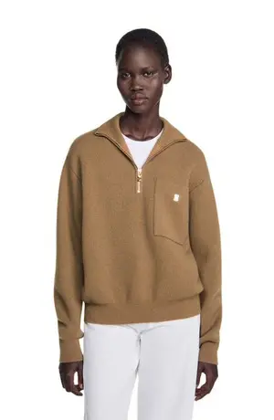 Sandro Wool And Cashmere Sweater