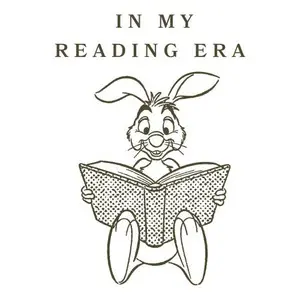 WINNIE THE POOH Rabbit In My Reading Era Short Sleeve T-shirt