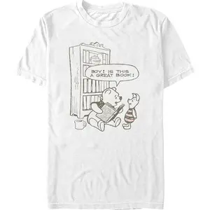 WINNIE THE POOH Great Book Friends Short Sleeve T-shirt - White