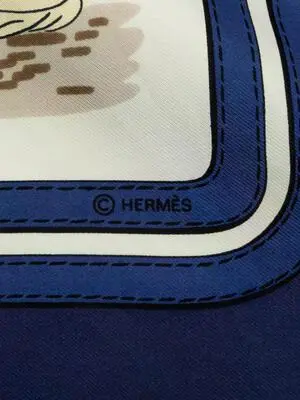 Hermès 20th Century Ecuries Silk Scarf 90 Scarves