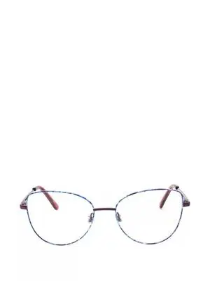 Bebe Floral-pattern Cat-eye Glasses - Blue