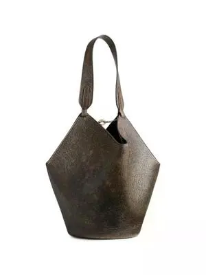 Khaite Small Lotus Tote - Brown