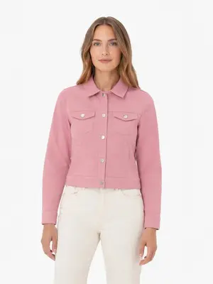 KETTLEWELL Darla Coloured Twill Jacket - Cyclamen
