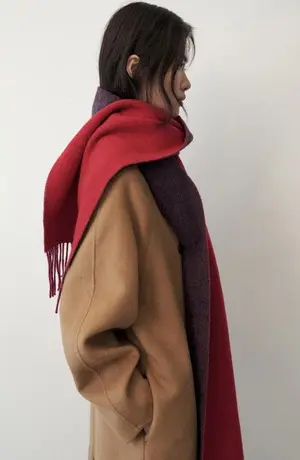 Mango Reversible Wool Scarf