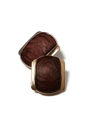 JLUXLABEL Giovanna Earrings - Brown