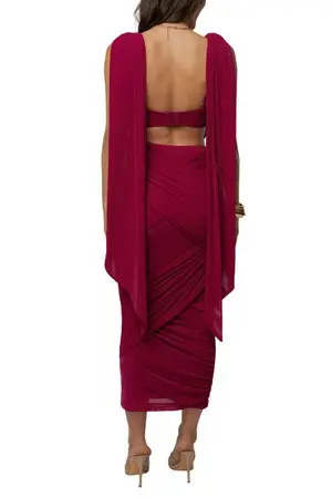 JLUXLABEL Divine Drape Skirt Set