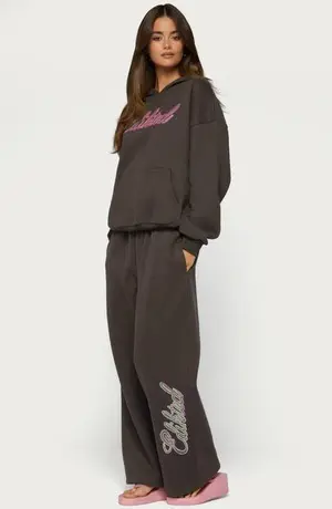 EDIKTED Always Sequin Sweatpants