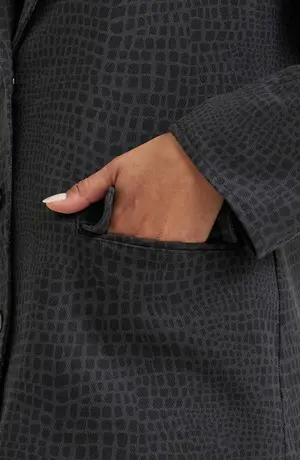 Wrangler Croc Embossed Blazer