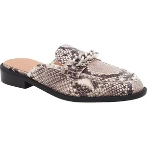 Andre Assous X Bre Tiesi Ruby Loafer Mule - Python Leather