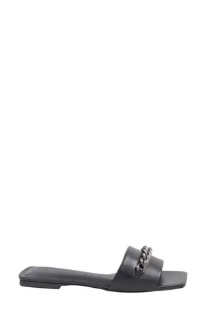 Andre Assous Alia Leather Slide Sandal
