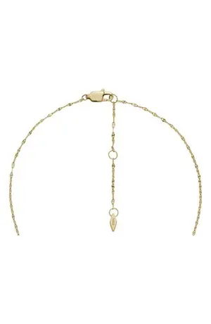 Fossil Sutton Leo Zodiac Pendant Necklace - Libra/pink/gold