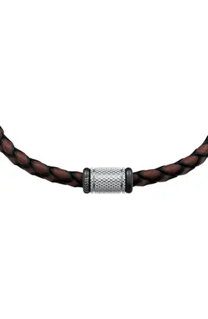 Fossil Machine Leather Bracelet
