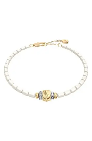 Fossil Harlow Simulated Pearl Bracelet
