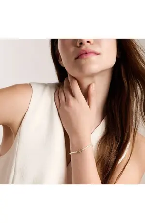 Fossil Harlow Simulated Pearl Bracelet