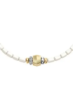 Fossil Harlow Simulated Pearl Bracelet