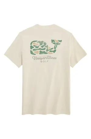 Vineyard Vines Golf Course Whale Graphic Pocket T-shirt