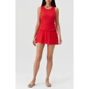 Melissa Odabash Ambra Crochet Minidress Cover-up