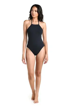 La Blanca Island Goddess High Neck One-piece Swimsuit