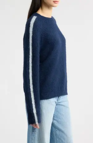 A.REN Noemie Side Stripe Sweater