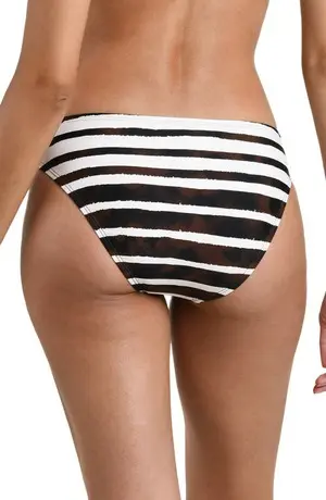 La Blanca Driftwood Stripe Hipster Bikini Bottoms