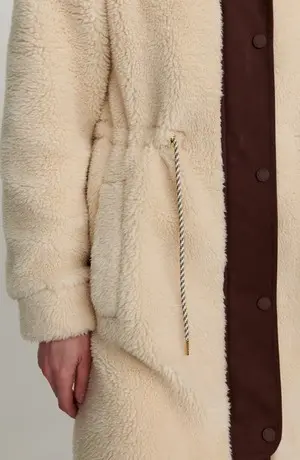 Varley Jeremy Long Faux Fur Coat