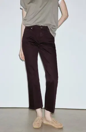 Mango Sienna Crop Flare Jeans