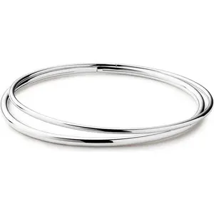 ANA LUISA Carter Bangle - Silver
