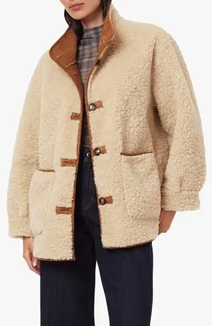 Habitual Faux Fur Coat Natural