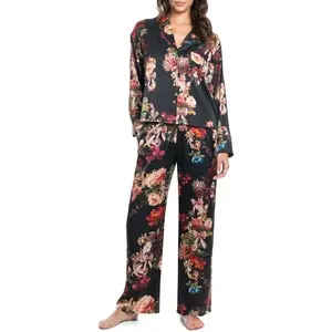MIDNIGHT BAKERY One Way Holiday Pajamas - Black