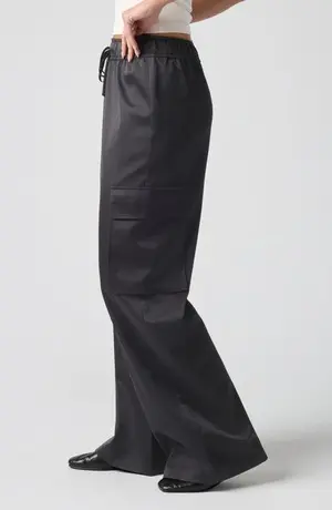 FLORENCE BY MILLS Satin Cargo Pants