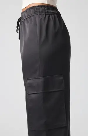 FLORENCE BY MILLS Satin Cargo Pants