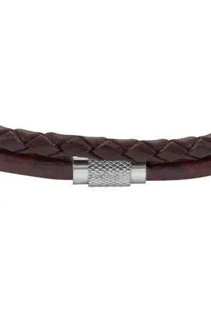 Fossil Machine Multi-strand Leather Bracelet