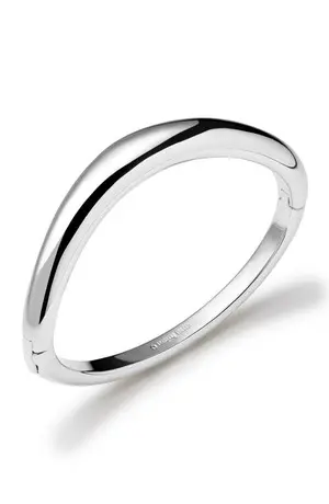 ANA LUISA Talia Bangle Bracelet - Silver
