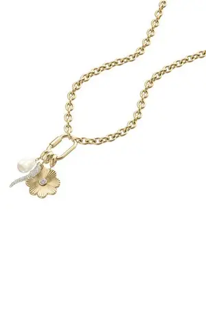 Fossil Sutton Charm Pendant Necklace