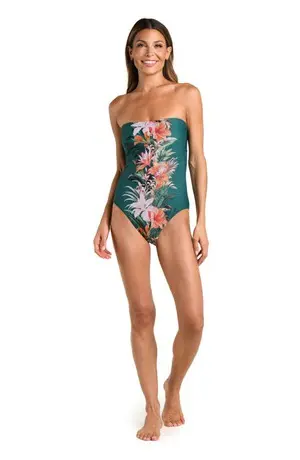 La Blanca Courtyard Band One-piece Swimsuit