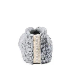 DEARFOAMS Unwind Slipper Sock Bootie Slippers - Sleet