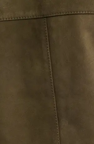 Bernardo Suede Crop Jacket