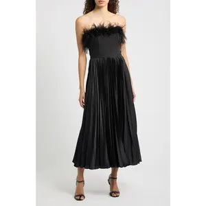 HUTCH Tierra Strapless Maxi Dress