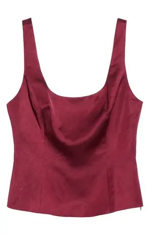 REFORMATION Hetty Scoop Neck Top