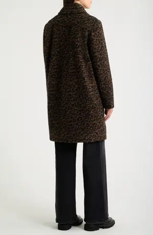 Bernardo Animal Print Coat