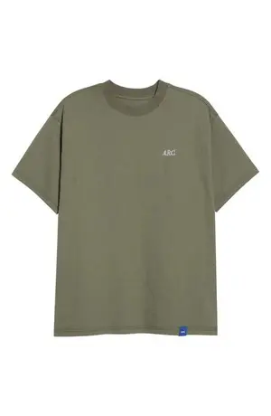 A.R.C. ACTIVE RECREATION COMFORT Standard Logo Cotton T-shirt - Green