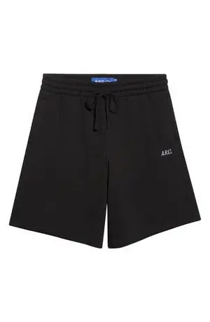 A.R.C. ACTIVE RECREATION COMFORT Standard Long Fleece Shorts - Black
