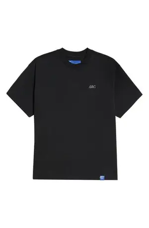 A.R.C. ACTIVE RECREATION COMFORT Standard Logo Cotton T-shirt - Black
