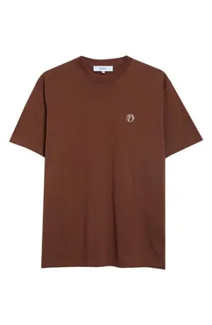 PALMES Ball Cotton T-shirt - Brown