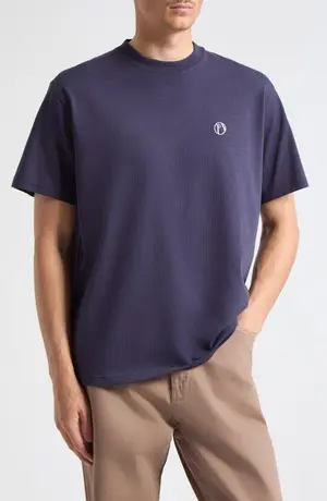 PALMES Ball Cotton T-shirt - Navy