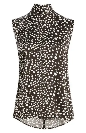BOSS Dot Sleeveless Blouse