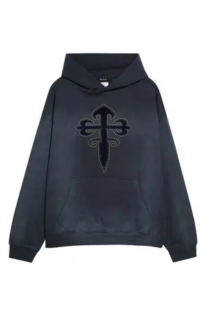 Ksubi Kaliba Ekcess Graphic Hoodie - Navy