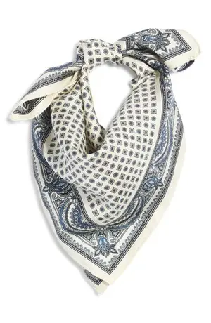 Veronica Beard Sava Silk Blend Scarf - Ecru Multi