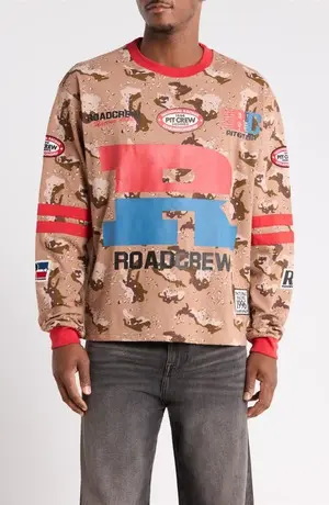 PACSUN Roadcrew Long Sleeve Graphic T-shirt - Multi
