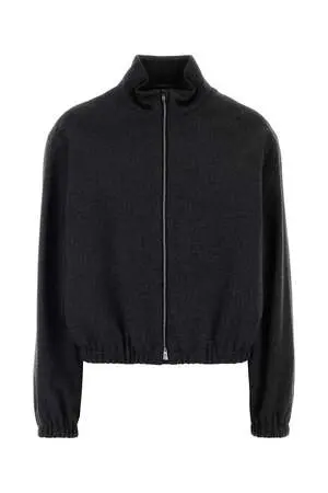JIL SANDER Graphite Wool Jacket - Gray